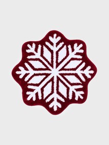 Sinsay - Koupelnová předložka ve tvaru vločky - červená