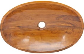 Umyvadlo masivní teak 60 x 40 x 10 cm 326162