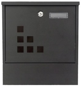 Moderní poštovní schránka z pozinkované oceli