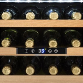 Vinsider 24D, vestavná chladnička na víno, 24 lahví, ušlechtilá ocel