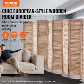 Dřevěný dělič pokojů Dřevěná zástěna 8 Panel pro oddělení místností v domácí
