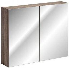 Koupelnová zrcadlová skříňka SANTA FE OAK 80 cm