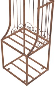 Oblouk na růže Allia - Hnědá antik