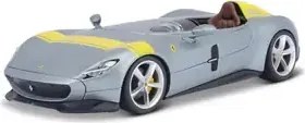 Bburago RACE+PLAY Ferrari Monza SP1 stříbrná / 1:24 / od 3 let
