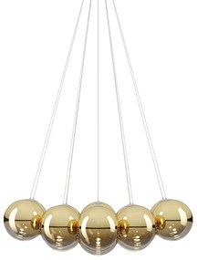 Lodes 22124 5027 Random Cloud 14 ø28, závěsné svítidlo LED 14 x 5W 2700K, zlaté sklo, rozměr 125x112cm