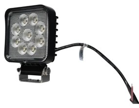 LED Bodové svítidlo pro automobil BLACK LED/36W/10-30V IP69 5700K hranatý