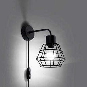 Sollux Lighting Nástěnné svítidlo SUBA černé