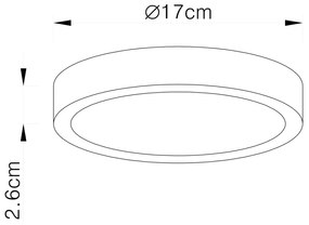 GLOBO VITOS 12366-22 Stropní svítidlo