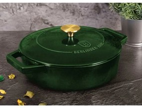 BERLINGERHAUS Pekáč s poklicí litinový 26 cm Emerald Collection BH-6504