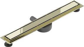 Mexen Flat 360° M13 otočný liniový odpad 2v1 70 cm, zlatý - 1510070-40