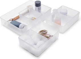 Tchibo - Sada organizérů do zásuvky - barva: transparent