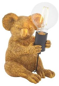 Endon 95082 - Stolní lampa KOALA 1xE27/10W/230V zlatá