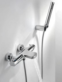 Sapho Sapho, KIMURA Nástěnná vanová termostatická baterie, chrom, KU210