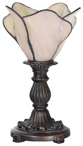 Stolní lampa 5LL-6099N, krémová, ve stylu Tiffany