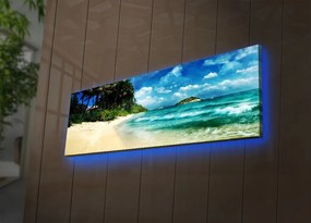 Obraz s LED osvětlením MOŘE 69 30 x 90 cm