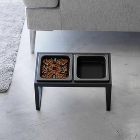 Keramický set misek s podstavcem pro domácího mazlíčka Nooks – YAMAZAKI