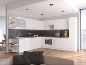Spodní rohová skříňka, bílá, SPLIT 30 D ZAK BB