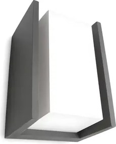 Philips 16351/93/16 Bridge antracitové / Venkovní nástěnné svítidlo /