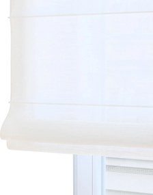 Římská roleta Capri barva krémová látka poloprůhledná, pletený vzor