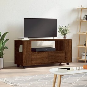 TV skříňka hnědý dub 102 x 34,5 x 43 cm kompozitní dřevo