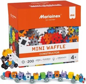 MARIOINEX Stavebnice Mini Waffle / 200 dílků / od 4 let
