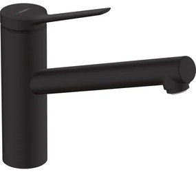 Hansgrohe Zesis M33 Dřezová baterie se sprchou pro nízkotlaké/beztlakové ohřívače, černá mat 74806670