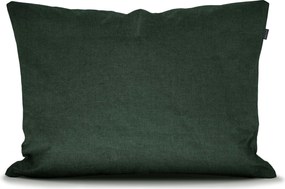 Povlak na polštář Valka lněný 60 x 70 cm tmavě zelený
