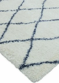 Modrý  koberec Bardie Cream Blue Rozměry: 80x150 cm
