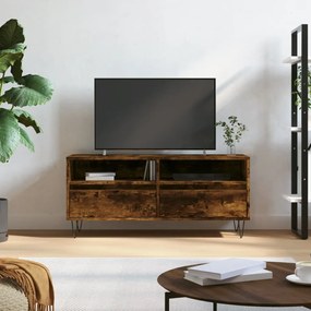 vidaXL TV skříňka 100 x 34,5 x 44,5 cm kompozitní dřevo [831239] Barva: kouřový dub