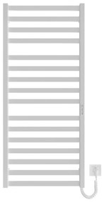 Mario-Radiators Koupelnový žebříkový radiátor HF OXFORD 255W/230V 117x53 cm bílá pravá 6.1.0203.06.WM