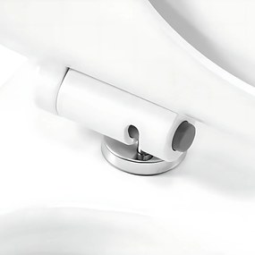 Závěsná WC mísa se SoftClose sedátkem REA Gustavo Rimless, bílá lesk