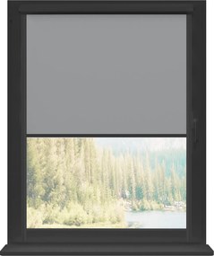Dekodum Termoizolační roleta v antracitové kazetě, barva látky Grey Silver Šířka (cm): 30, Výška (cm): Standardní (do 150 cm), Strana mechanismu: Práva