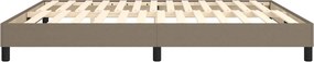 Rám postele s boxspringem taupe 160 x 200 cm textil 3120528