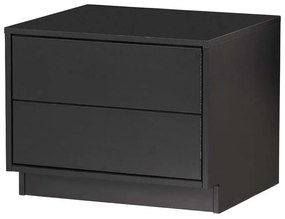 Černý modulární TV stolek z borovicového dřeva 50x40 cm Finca – WOOOD