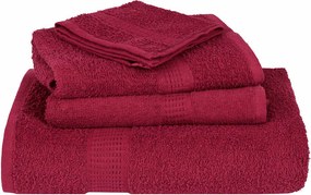 osušky FROGN 4 ks Bordeaux 70x140 cm 360 gsm 136738