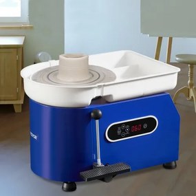 hrnčířský kruh 27,9 cm keramické kotoučové nožní pedály Zástěra 450 W