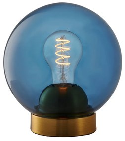 Halo Design 743261 stolní lampa Bubbles modrá, ø18cm