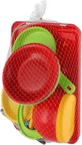 TEDDIES Sada nádobí s vařičem / Vařič, talíře, příbory, hrnec, konvice