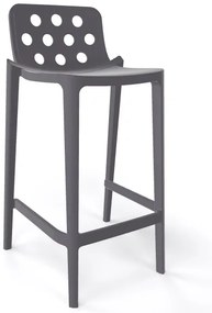 GABER - Barová židle ISIDORO 76 - vysoká, tmavě šedá