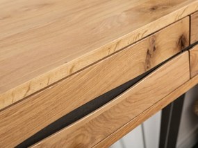 Living Edge konzolový stolek 120 cm hnědý