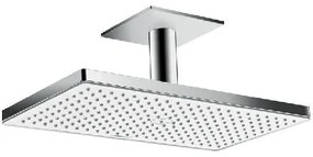 Hansgrohe Rainmaker Select - Hlavová sprcha 460, EcoSmart 9 l/min, sprchové rameno 10 cm, bílá/chrom 24012400