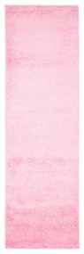 Kusový koberec shaggy Parba růžový atyp 80x300cm