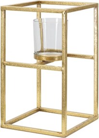 Svícen Elegant 25 cm zlatý