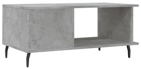 Konferenční stolek betonově šedý 90x50x40 cm kompozitní dřevo - Default Title