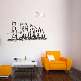 Samolepka na zeď - Chile (95x77 cm) - PopyDesign