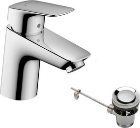 Hansgrohe Logis - Umyvadlová baterie s výpustí, chrom 71170000