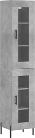 Skříň highboard betonově šedá 34,5x34x180 cm kompozitní dřevo 3199437