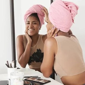 Zaparkorun Rychleschnoucí turban na hlavu pro dospělé - Růžový