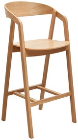 OnaDnes -20% FormWood Dubová barová židle Henry 72 cm