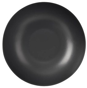 Talíř ker. hluboký ALFA kulatý pr. 20,5 cm černá